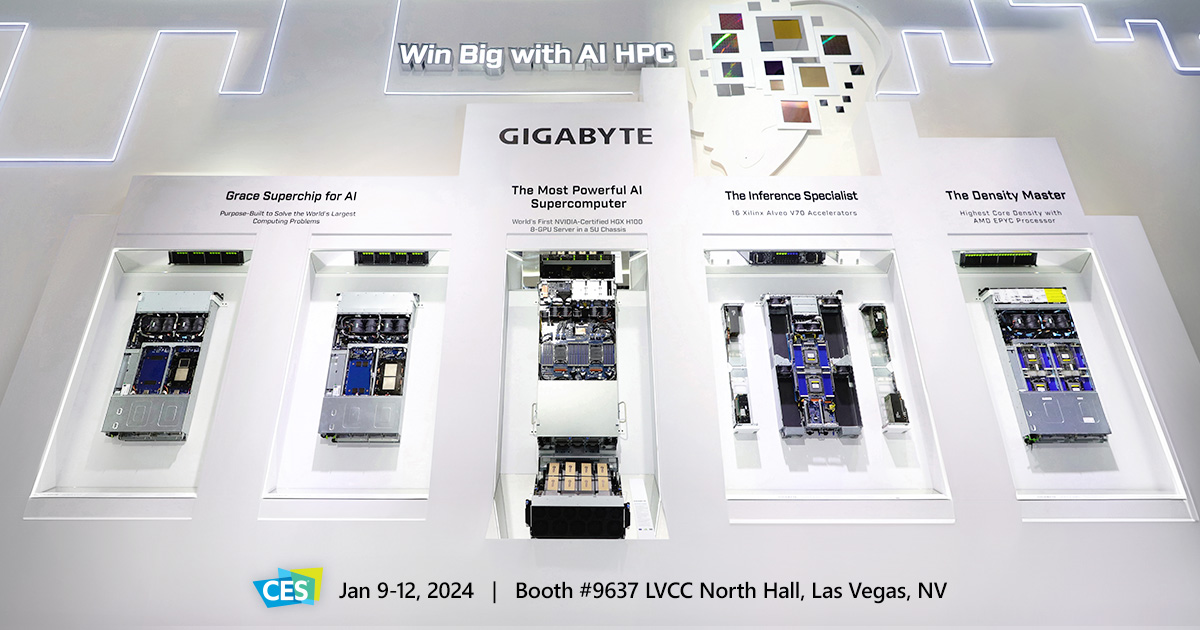 Al CES 2024, GIGABYTE presenterà innovazioni chiave